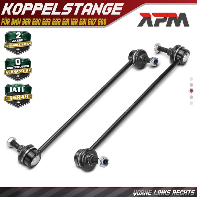 2X KOPPELSTANGE VORNE FÜR BMW 3ER E90 E93 E92 E91 1er E81 E87 E88 E82 X1 E84 E89 EUR 16,49 ...